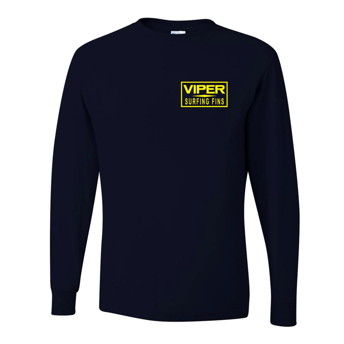 Viper Swimfins Yellow/Black or White Logo Long Sleeve T-Shirt ...